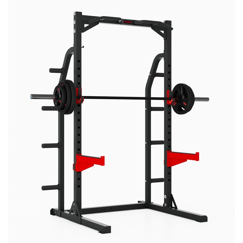 Multi rack squat station professionale deluxe Fassi Power 150 - Panche ...