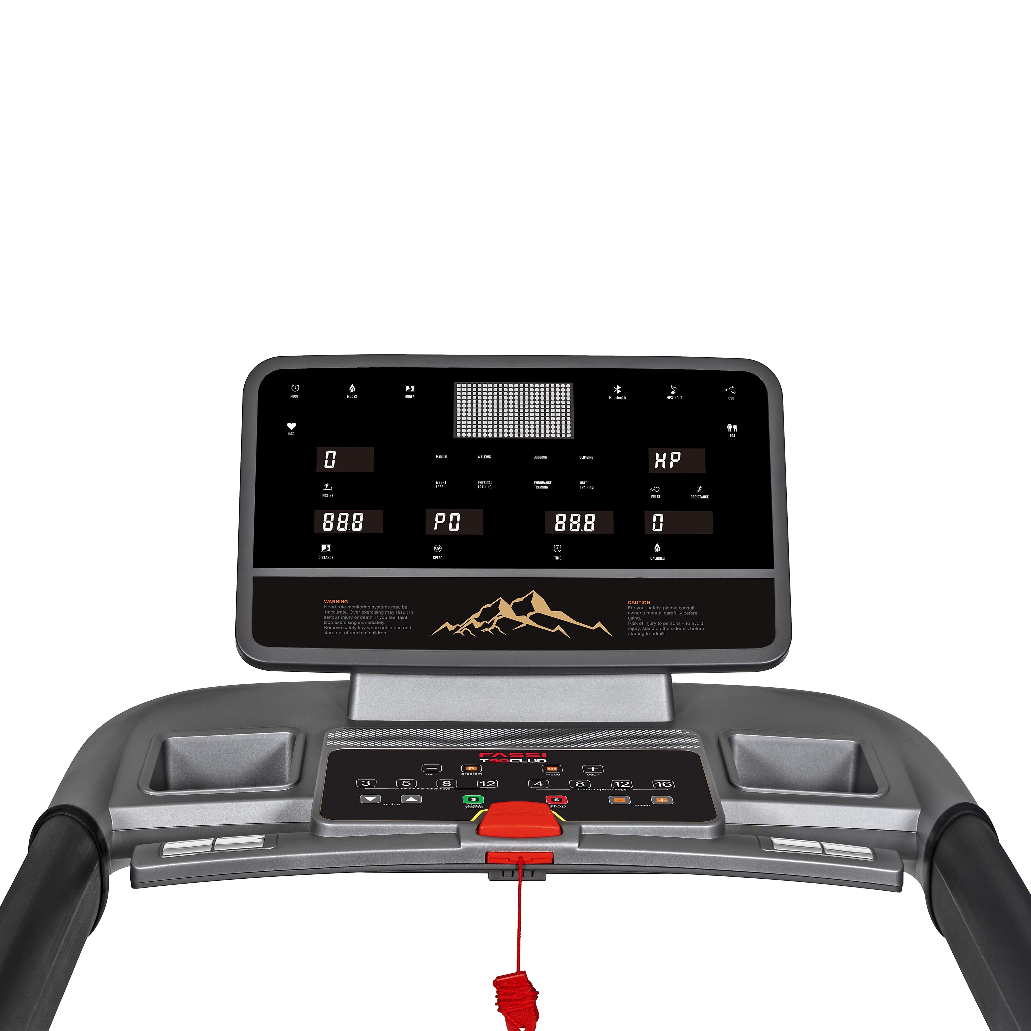 Tapis roulant professionale Fassi T 90 CLUB - Inclinazione Elettrica ...